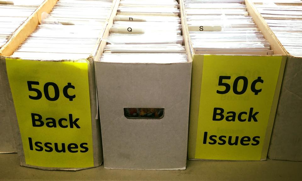 Back Issue Blow Out Sale at Current Comics | Social Wave